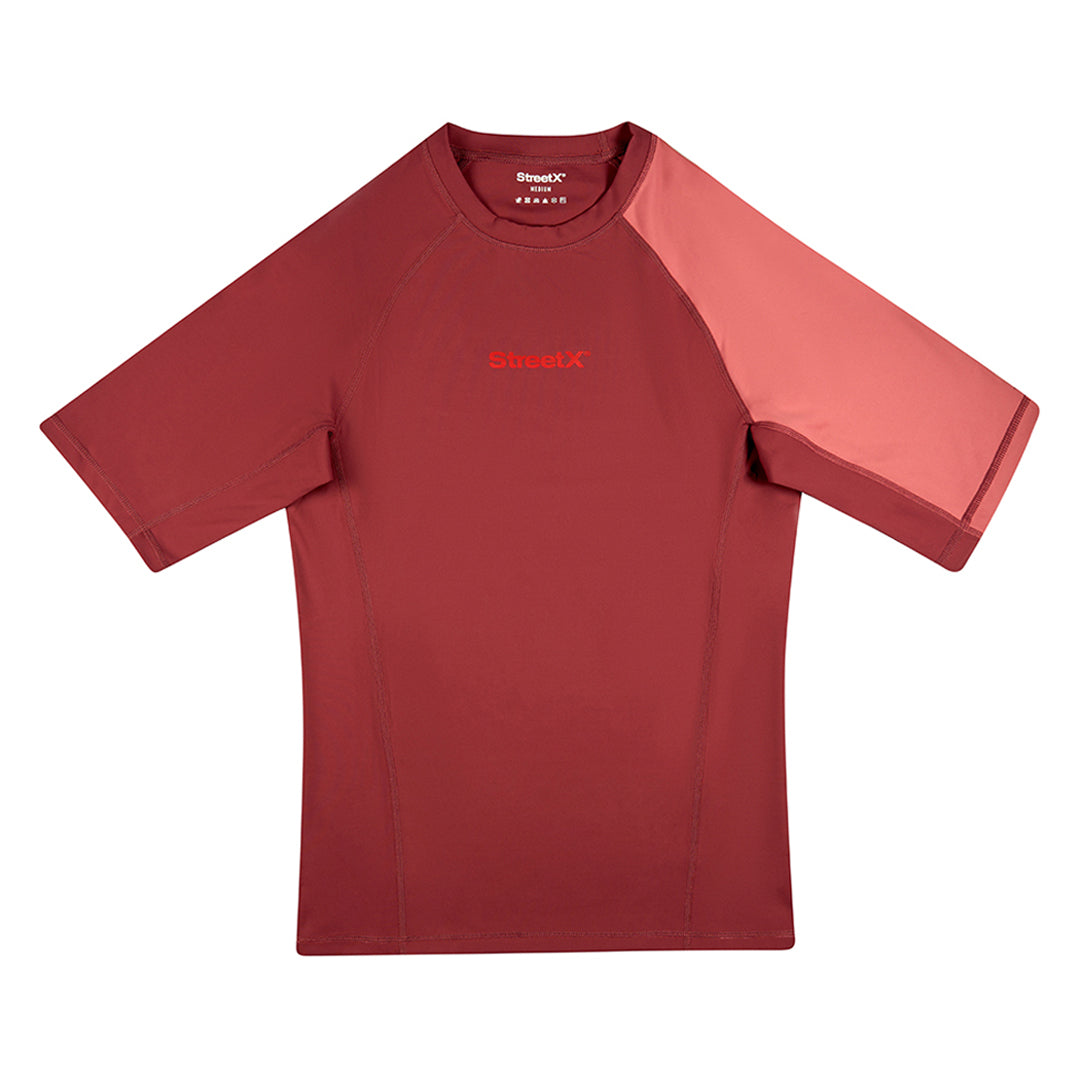 StreetX Wordmark Contrast Panel Rash Guard